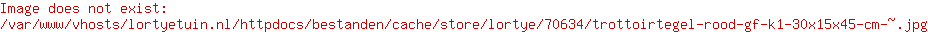 Trottoirtegel rood GF K1 30x15x4,5 cm. ~ | L’Ortye Tuin-Deco-Bouw