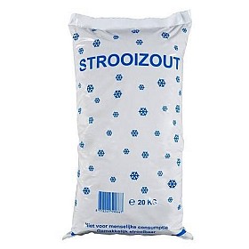 Verpakt Zout 25 kg (steenzout) strooizout OP=OP ~ | L’Ortye Tuin-Deco-Bouw